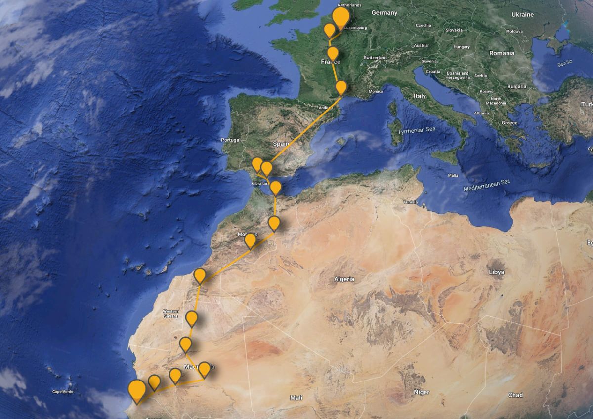 Paris-Dakar - Routes - Yamaha Motor